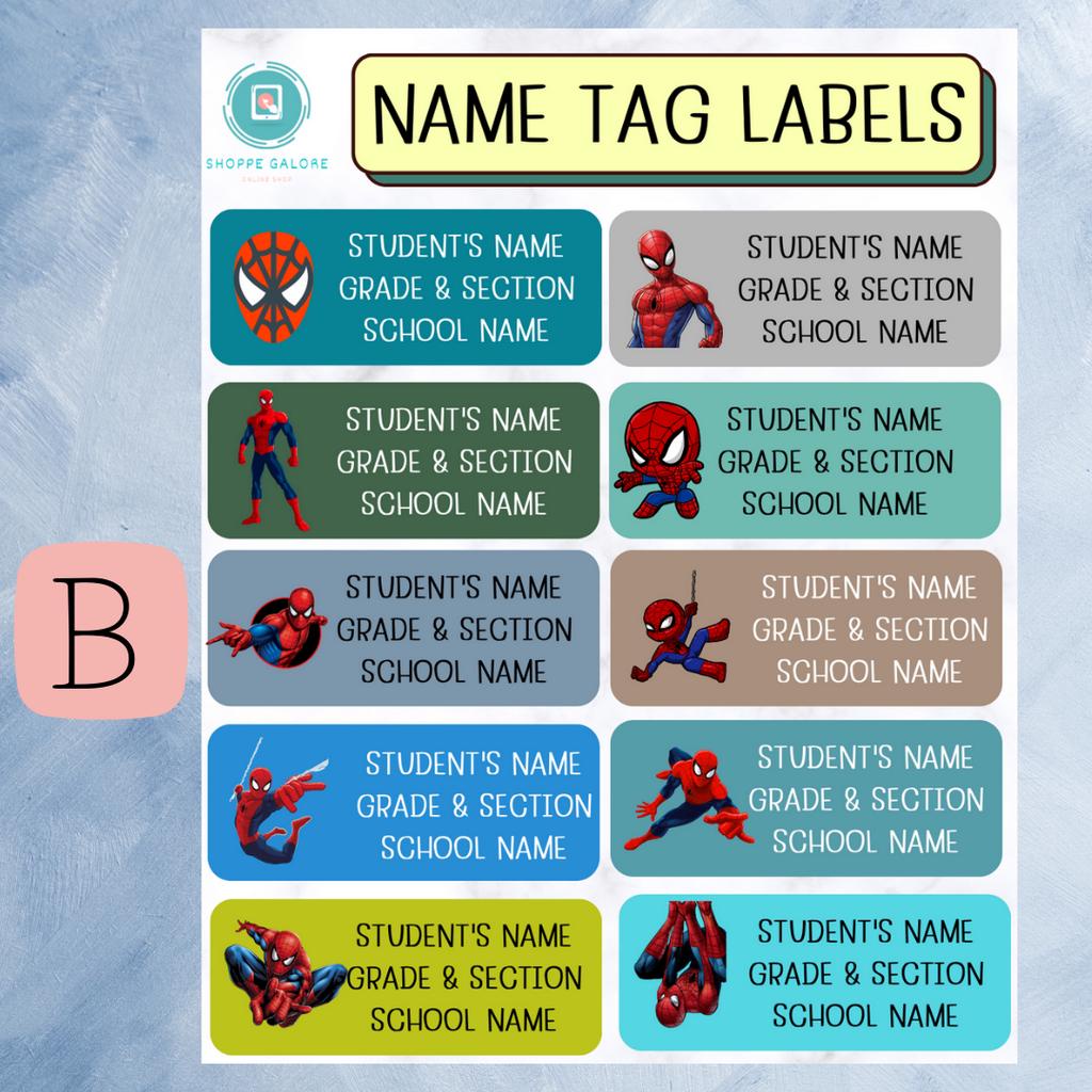 PERSONALIZED STICKER STUDENT NAME TAG LABEL FOR BOOKS NOTEBOOKS ...