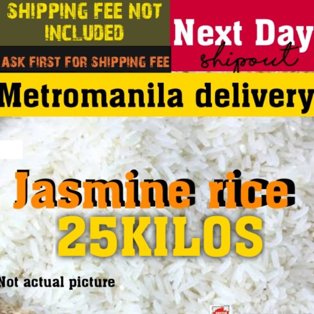 Jasmine rice bigas 25 kilos delivering via lalamove Metro Manila ...