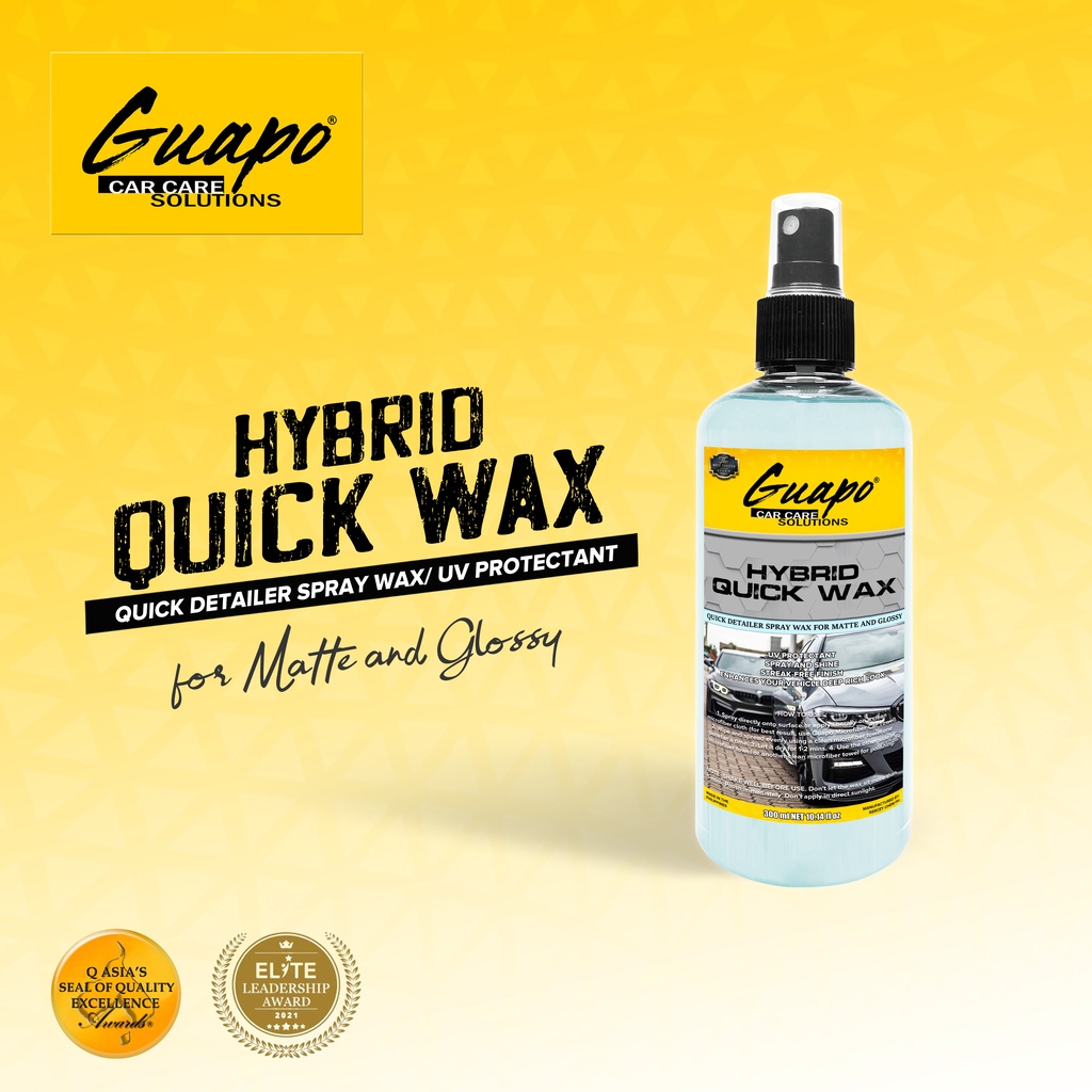 Guapo Car Care Hybrid Spray Wax 300ml Car Wax Quick Detailer Magic ...