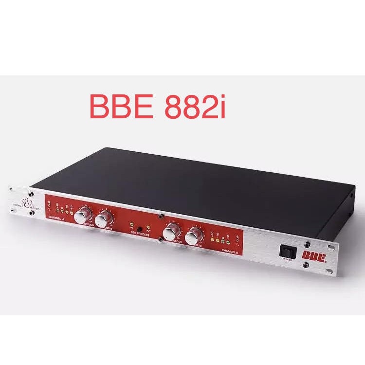 BBE 882i Maximizer (red) dual-mono operation with balanced XLR inputs ...