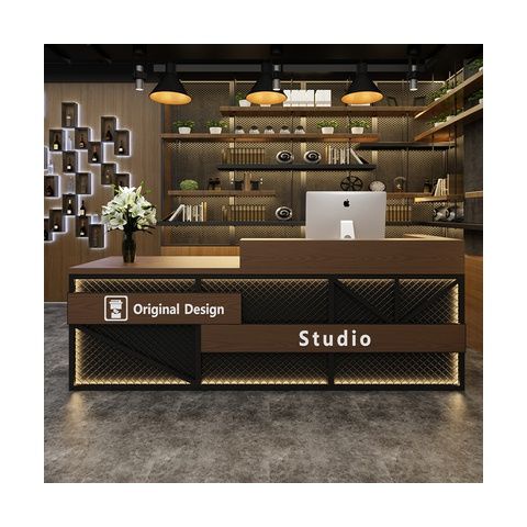 Front desk reception desk coffee shop hotel bar multifunctional ...