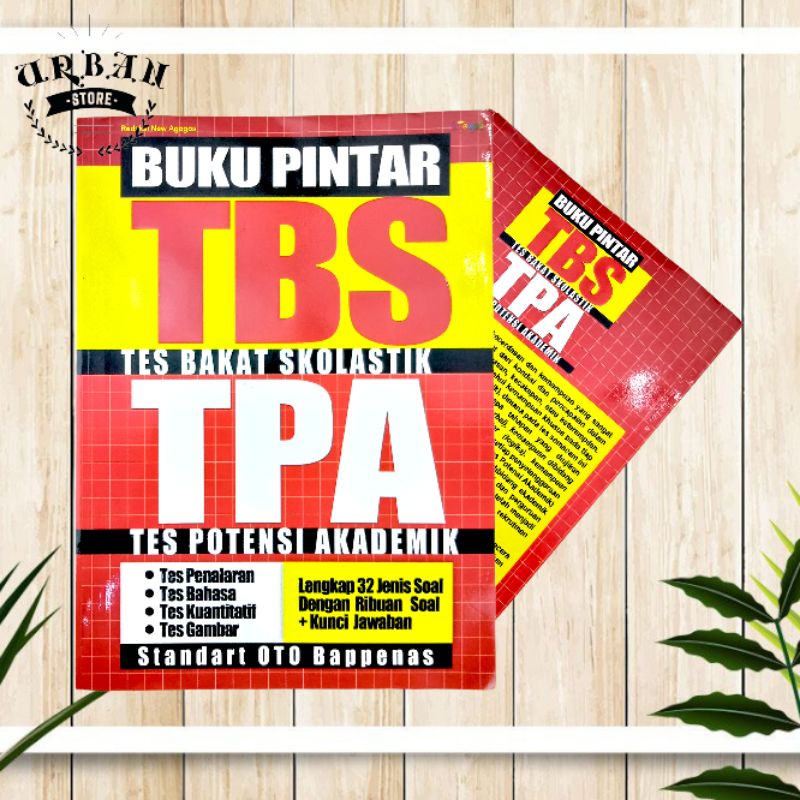 Tbs Smart Book (Scholastic Aptitude Test) TPA (Academic Potential Test ...