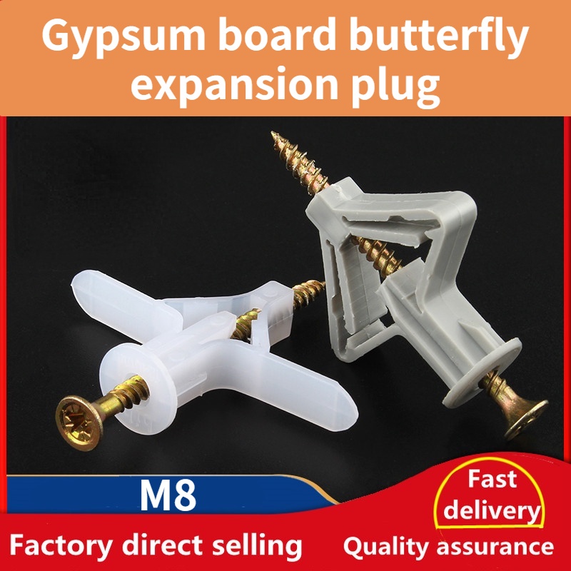 Plastic aircraft expansion screw gypsum board expansion pipe hollow ...