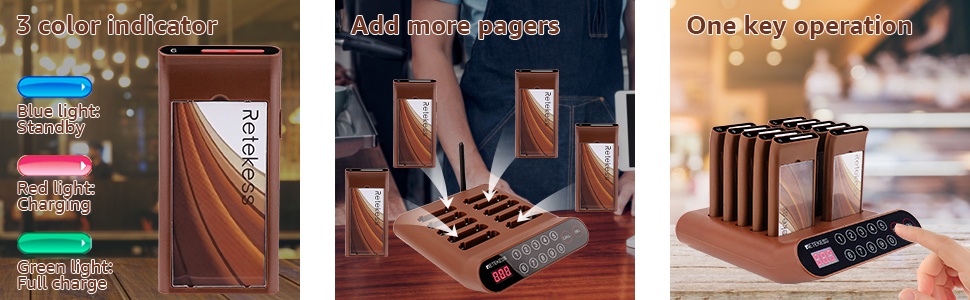 Retekess T116A Pagers and Beepers Pager System | Shopee Philippines