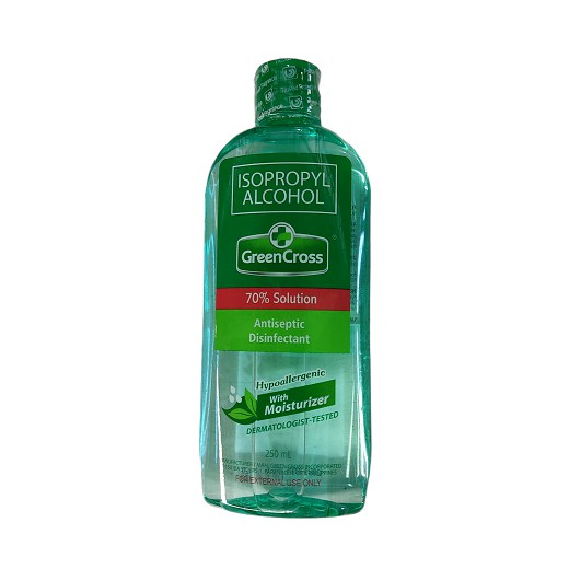 Green Cross Alcohol 70% w/ Moisturizer 250ml | Shopee Philippines