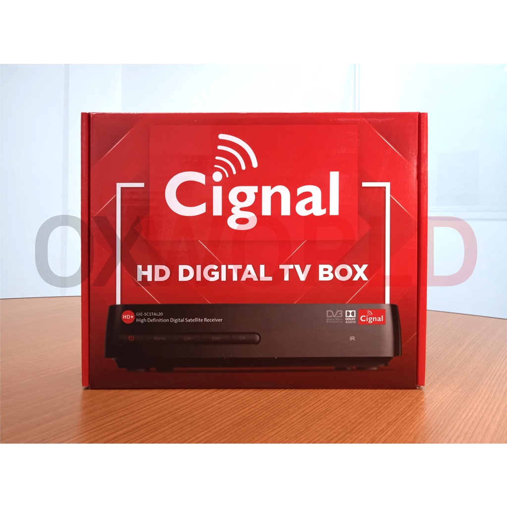 CIGNAL PREPAID HD BOX ONLY W/ FREE 4 MONTHS LOAD ( 200 EACH MONTH ...