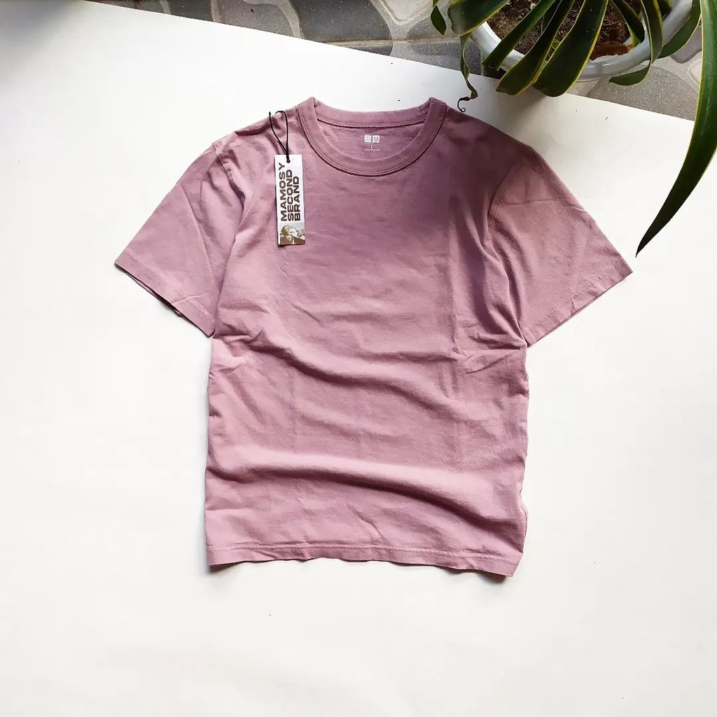 Uniqlo U BASIC TEE PURPLE | Shopee Philippines