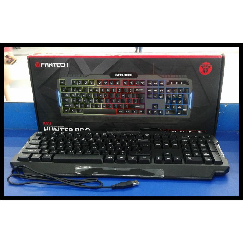 FANTECH K511 HUNTER BACKLIT PRO GAMING KEYBOARD | Shopee Philippines