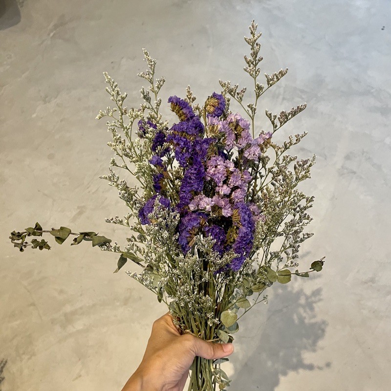Naturally Dried Flower Misty Statice Bouquet | Shopee Philippines