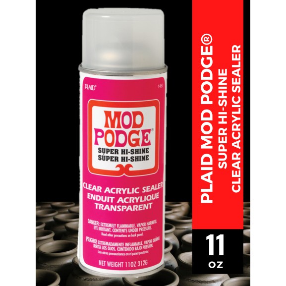 PLAID Mod Podge® SUPER HI SHINE Acrylic Sealer (Super Gloss, Glue ...