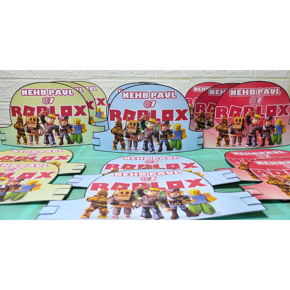 Personalized Roblox Party Hat | Shopee Philippines