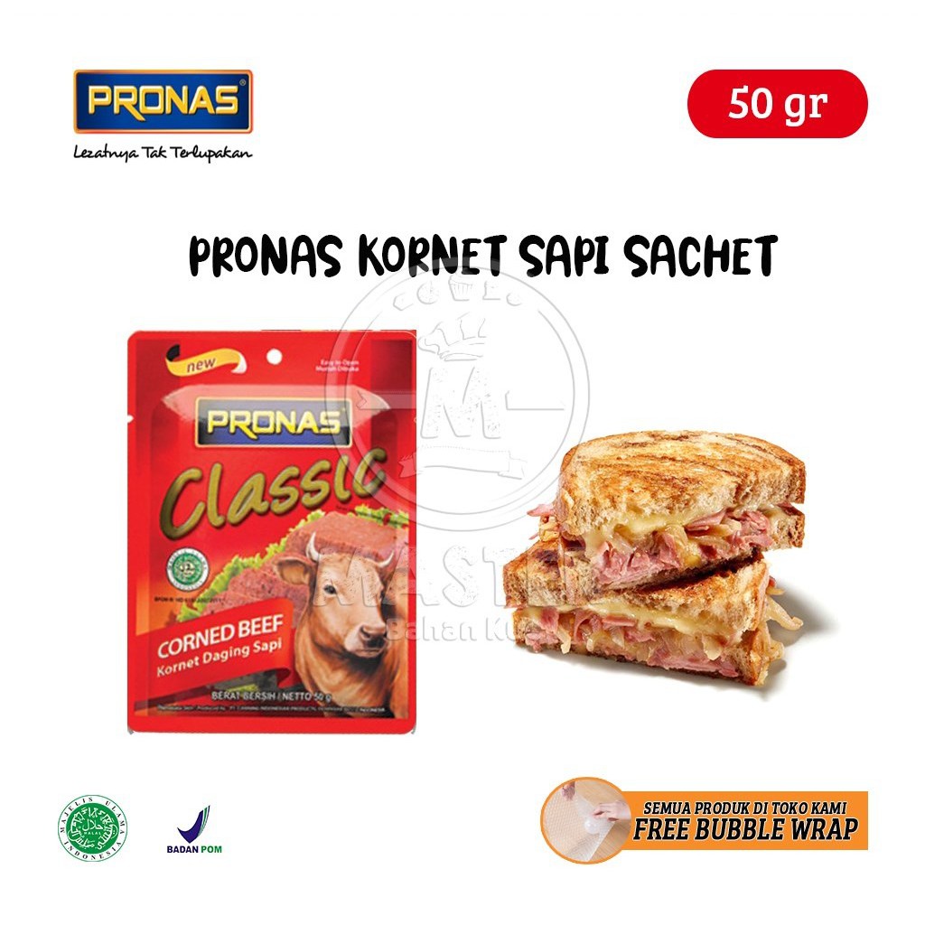 Pronas Classic Corned Beef Original [50 gr] | Shopee Philippines