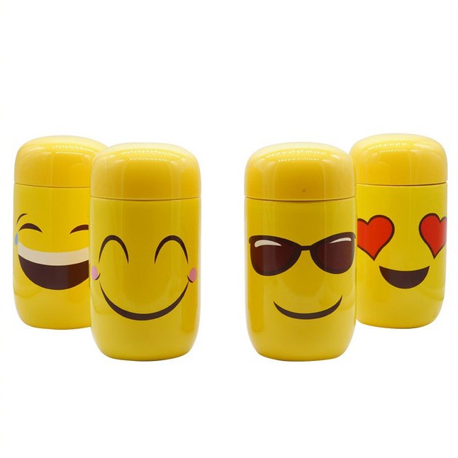 Cute Emoji Hot And Cold Water Thermos 200ml H6064 / Emoji Water Thermos ...