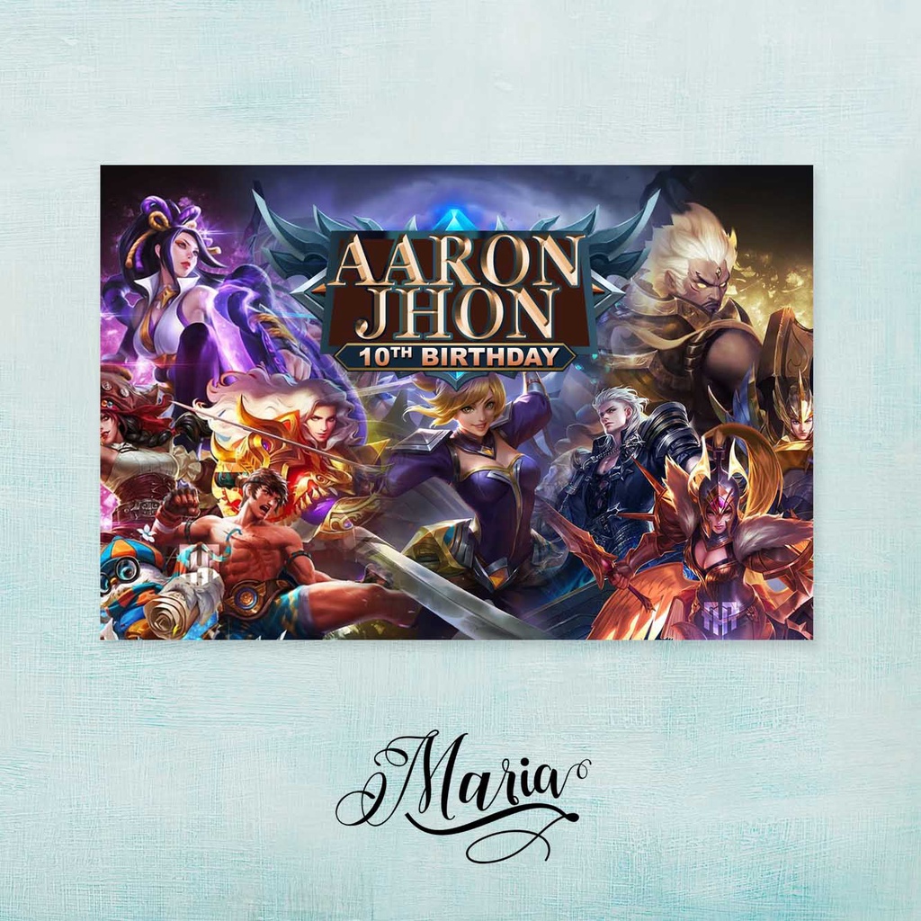 Mobile Legend Birthday Banner | Shopee Philippines