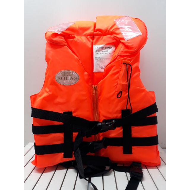 SOLAS CHILDREN SAFETY LIFE JACKET BELOW 30KG 5 clip for maximum safety ...