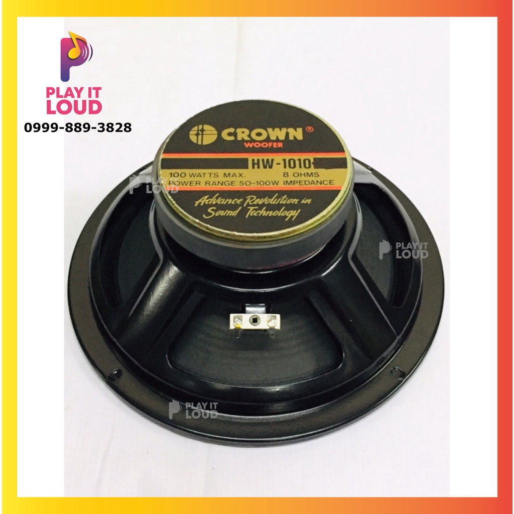 CROWN HW-1010 10 Inch 100 Watts WOOFER | Shopee Philippines