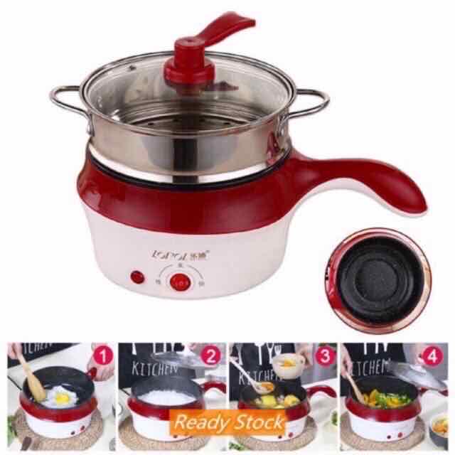 Multi Rice Cooker Double Layer Stainless Steel Steamer Mini Electric ...