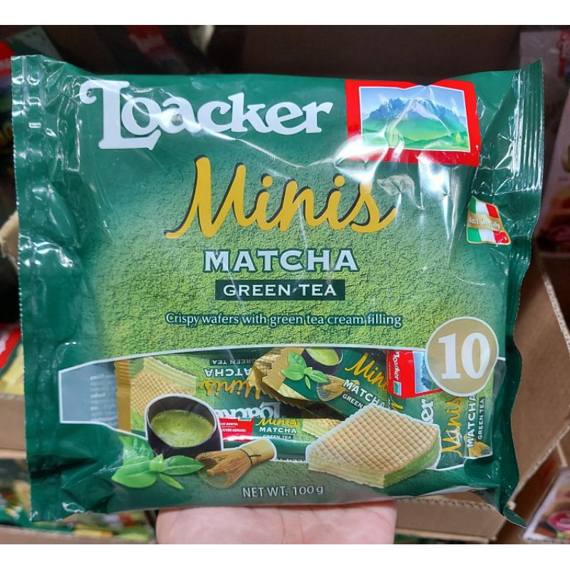 Loacker Matcha Minis Wafer 100g | Shopee Philippines