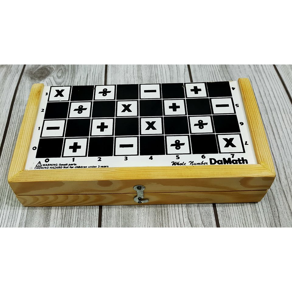 DAMATH WOODEN BOARD GAMES (SMALL BLACK) | Shopee Philippines