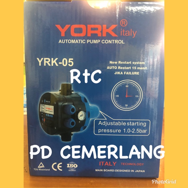 Automatic Push pump york Automatic booster pump york yrk 05 | Shopee ...
