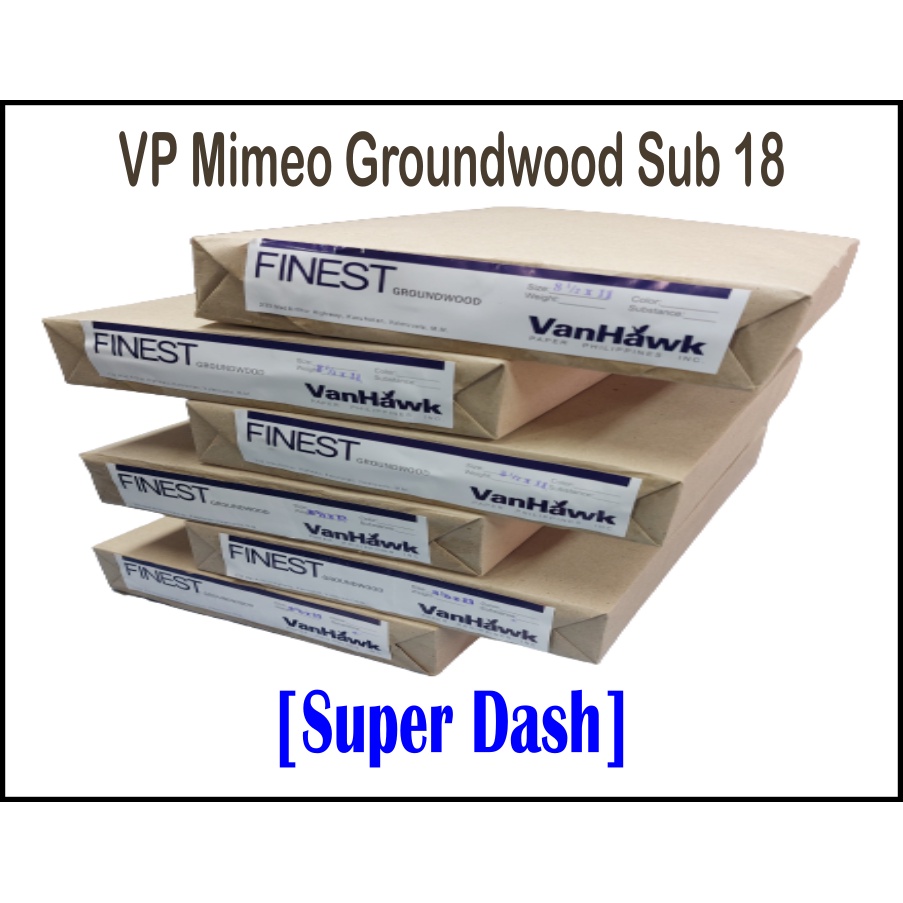 Vanhawk VP Mimeo Groundwood Sub 18 [500sheet per Ream] High Quality ...