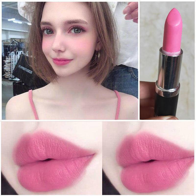 6 Colors Lipstick Matte Peach Blossom Pink Cherry Blossom Barbie Pink ...
