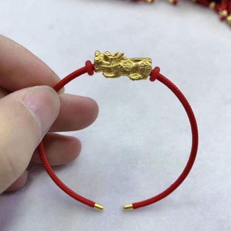 LUCKY CHARM BANGLE (w/h 24k GOLD Plated PIAO) | Shopee Philippines