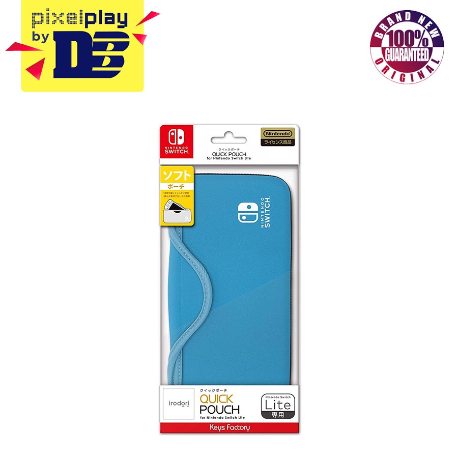NSW Keys Factory Quick Pouch For Nintendo Switch Lite (Blue) (HQP-001-1 ...
