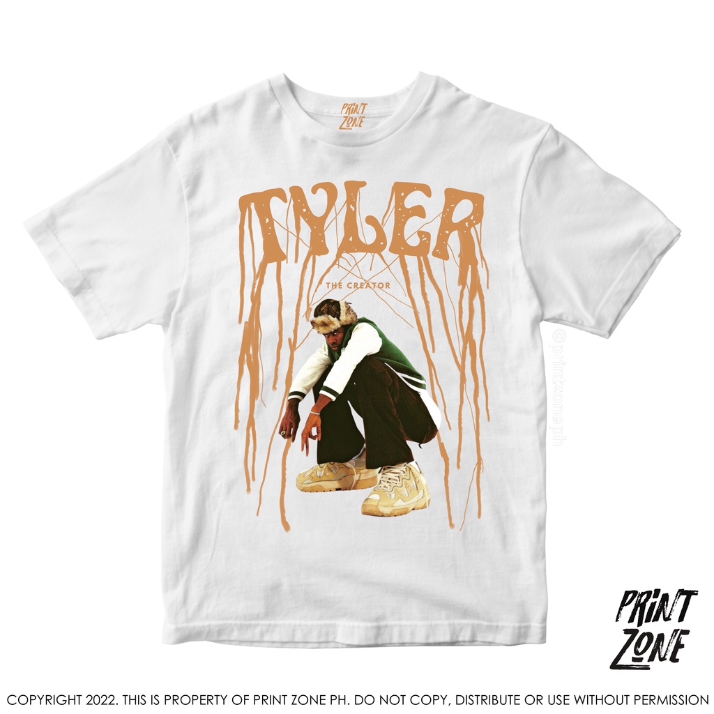 TYLER THE CREATOR VINTAGE DRIPPING EARTH TONE.- PRINT ZONE PH | Shopee ...