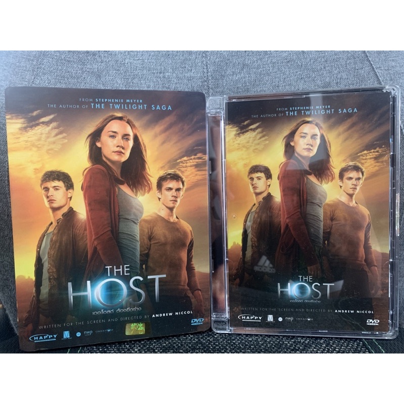 The Host The DVD Cover Wearing A Clear Box With Multiple Languages ...