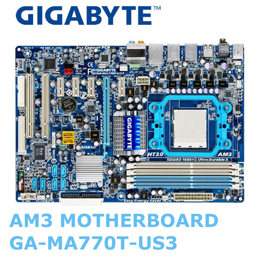 GIGABYTE AM3 MOTHERBOARD FULLBOARD | Shopee Philippines