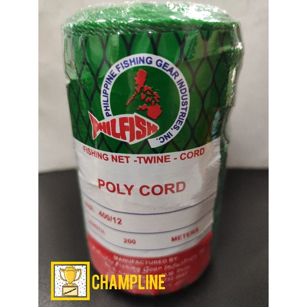 PhilFish Polytwine 400/12 / PE rope Spool / Poly Cord | Shopee Philippines