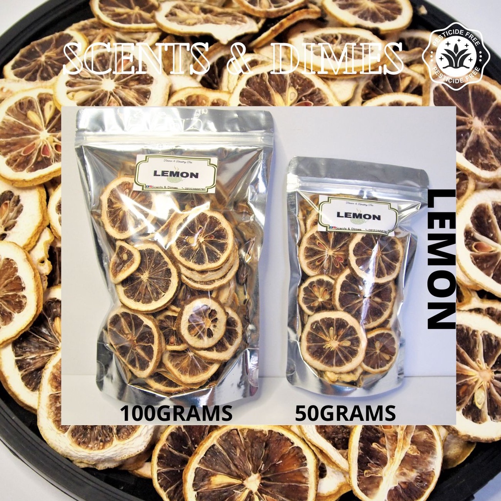 Dried / Dehydrated LEMON Slice 100gr / 50gr Cheapest | Shopee Philippines
