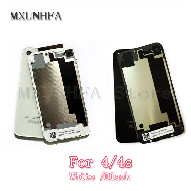 Back Cover Housing Case For iP 4 4s Rear Cover No Flex Cable | Shopee ...