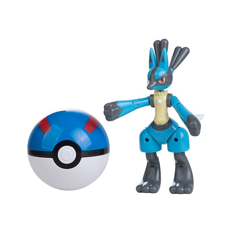 Pokemon Action Figures Transforming Toy Anime Figure Pikachu Charizard ...