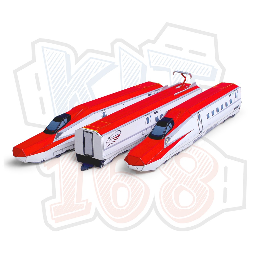 Paper Model Train Subway Shinkansen Series E6 Komachi Mini Version ...