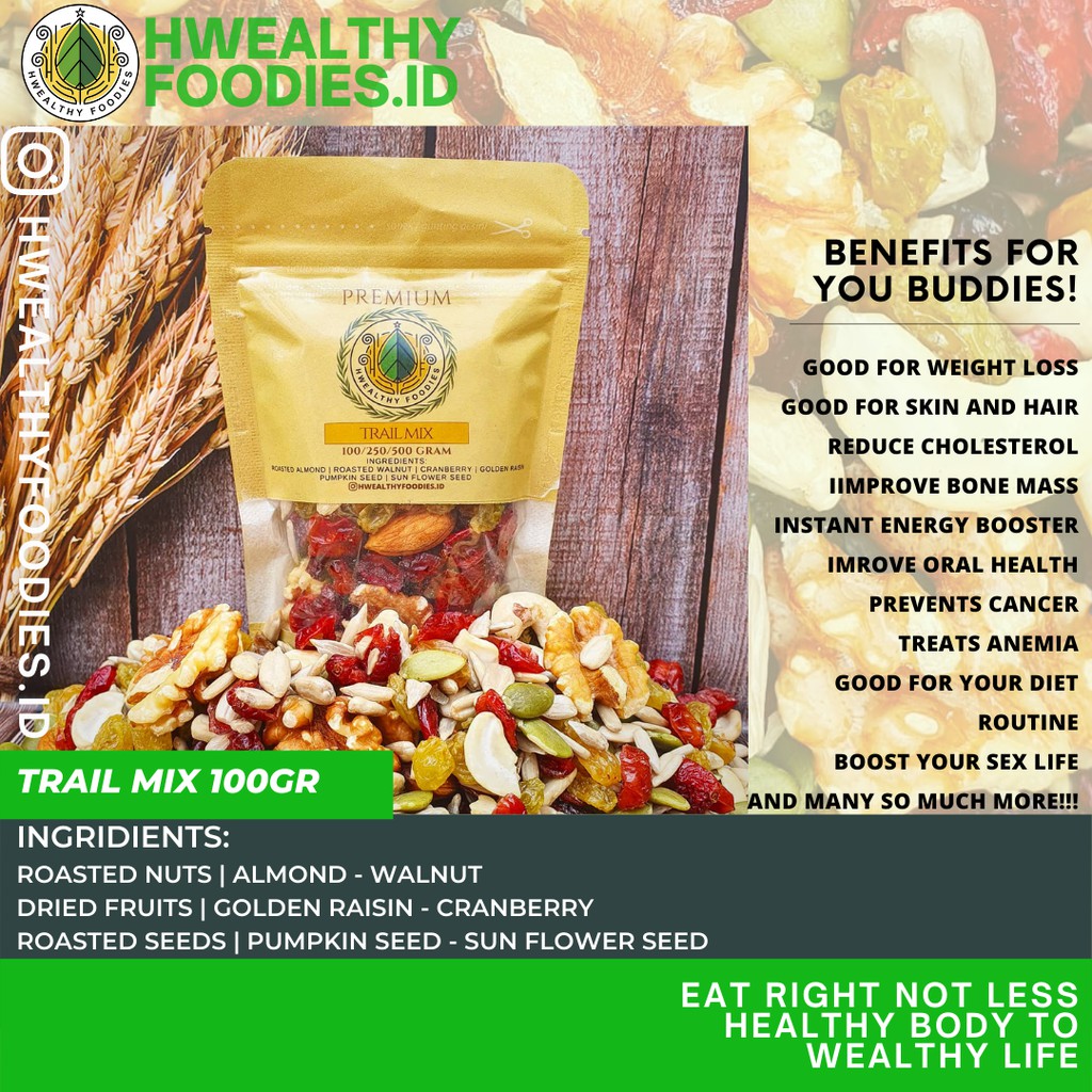 Premium Trail Mix (100gr) | Shopee Philippines