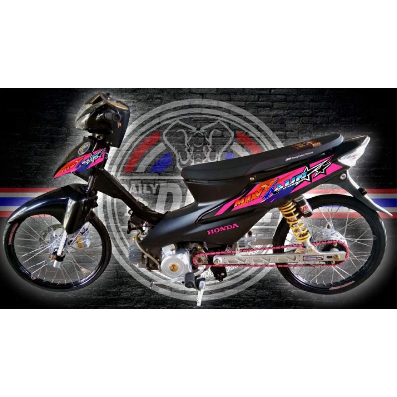 Honda Wave 100 Decal Sticker ( MTV X AUN DESIGN) | Shopee Philippines