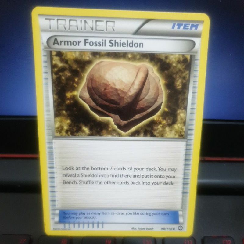 Armor Fossil Shieldon - 98/114 - Uncommon XY: Steam Siege | Shopee Philippines
