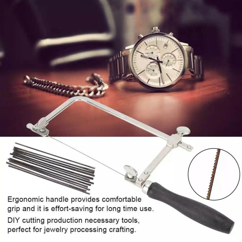 Adjustable Jewellers Metal Saw Frame Blades Jewellery Craft Tool ...