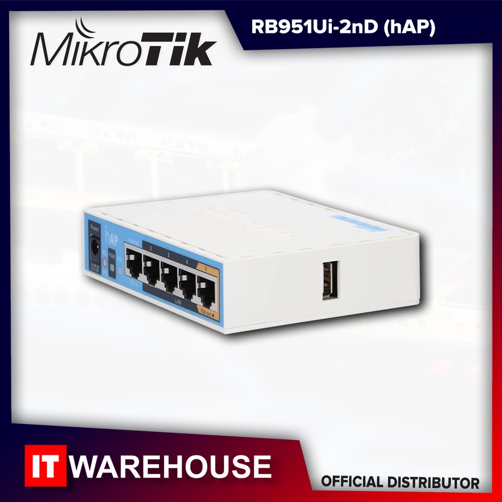 MikroTik Rb951Ui-2nd (Hap) - 2.4Ghz Hotspot And Piso Wi-Fi Ap Router ...