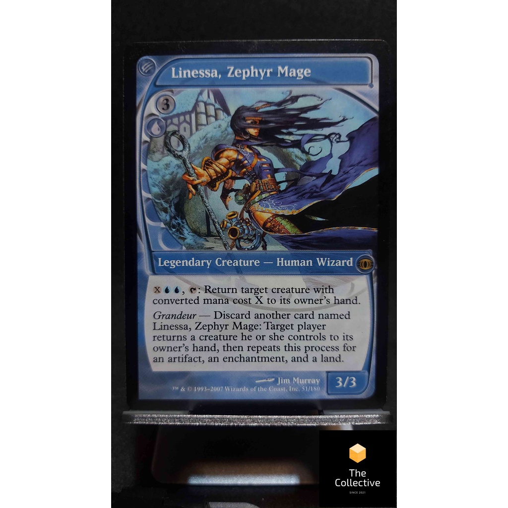 Magic the Gathering - MTG Card Game - Linessa, Zephyr Mage - FUT [BLUE ...