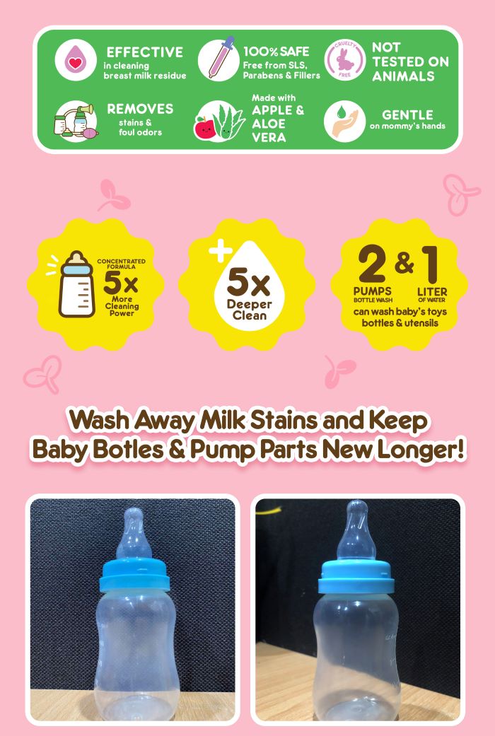 Tiny Buds Deep Clean Baby Bottle Wash Set of 2 (200ml) | Shopee Philippines