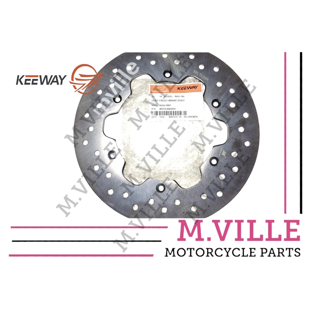 Keeway RKS 150 disc plate brake(Keeway) | Shopee Philippines