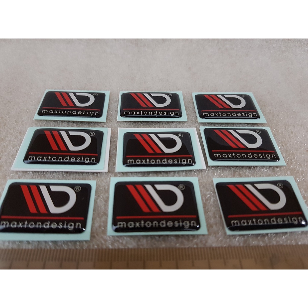 MAXTON DESIGN VW MK6 MK7 BODYKIT FRONT LIP SIDE SKIRT DIFFUSER Epoxy badge logo Emblem sticker ...