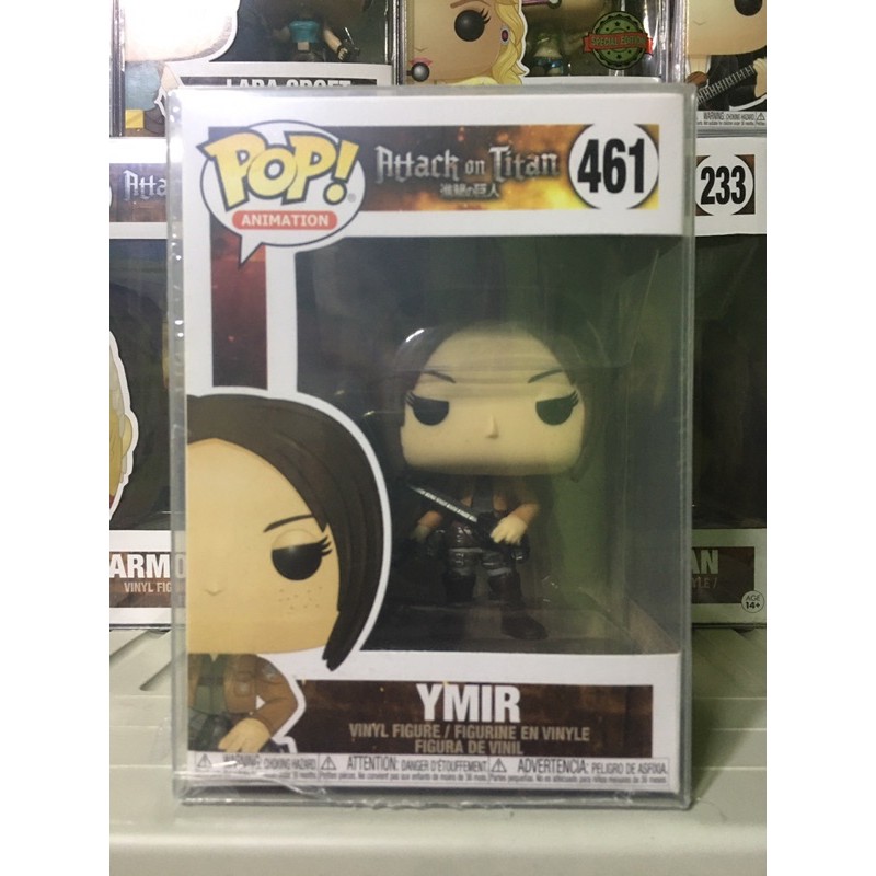 Authentic Funko Pop Attack on Titan Ymir 461 with thick protector (NOT ...