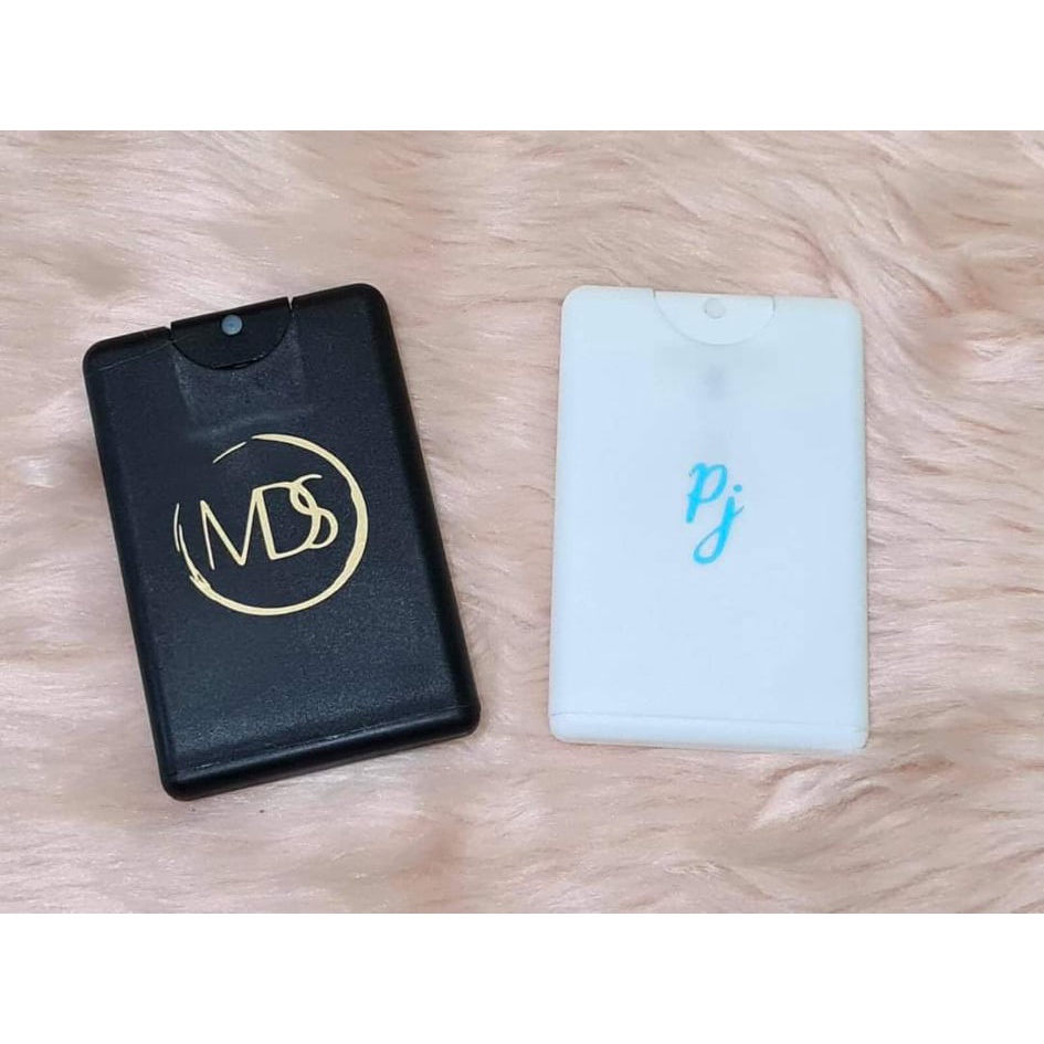 PERSONALIZED CARD TYPE SPRAY 20ml (alcohol,cologne,perfume) | Shopee ...