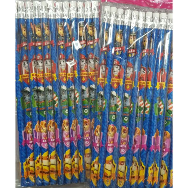 PAW PATROL / CATBOY/OWLETTE/GECKO PENCILS PACK (12pcs/pack) | Shopee ...