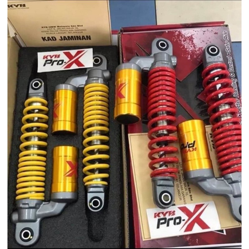 Shock Absorber rear Pro-X KYB Aerox 305mm set/1 pair | Shopee Philippines