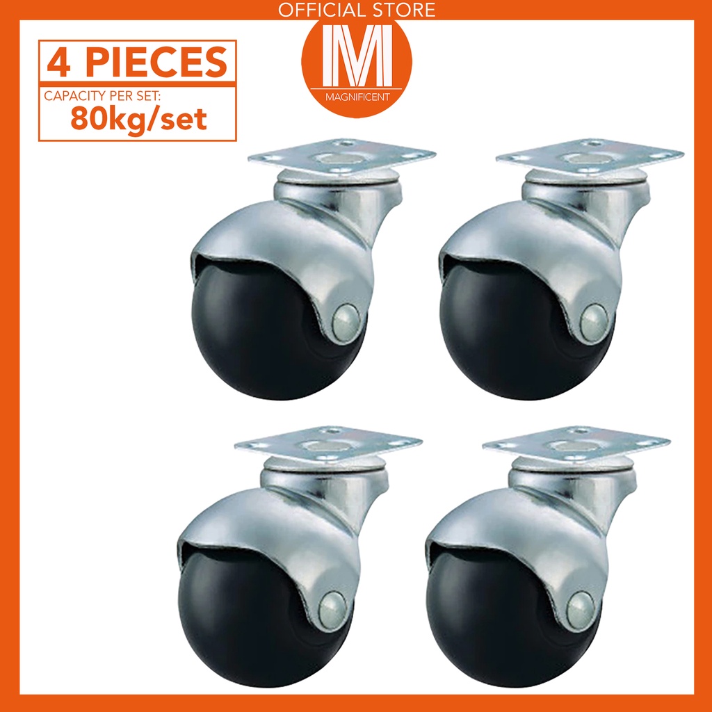 Maxim Rubber Wheel Ball Caster | Shopee Philippines
